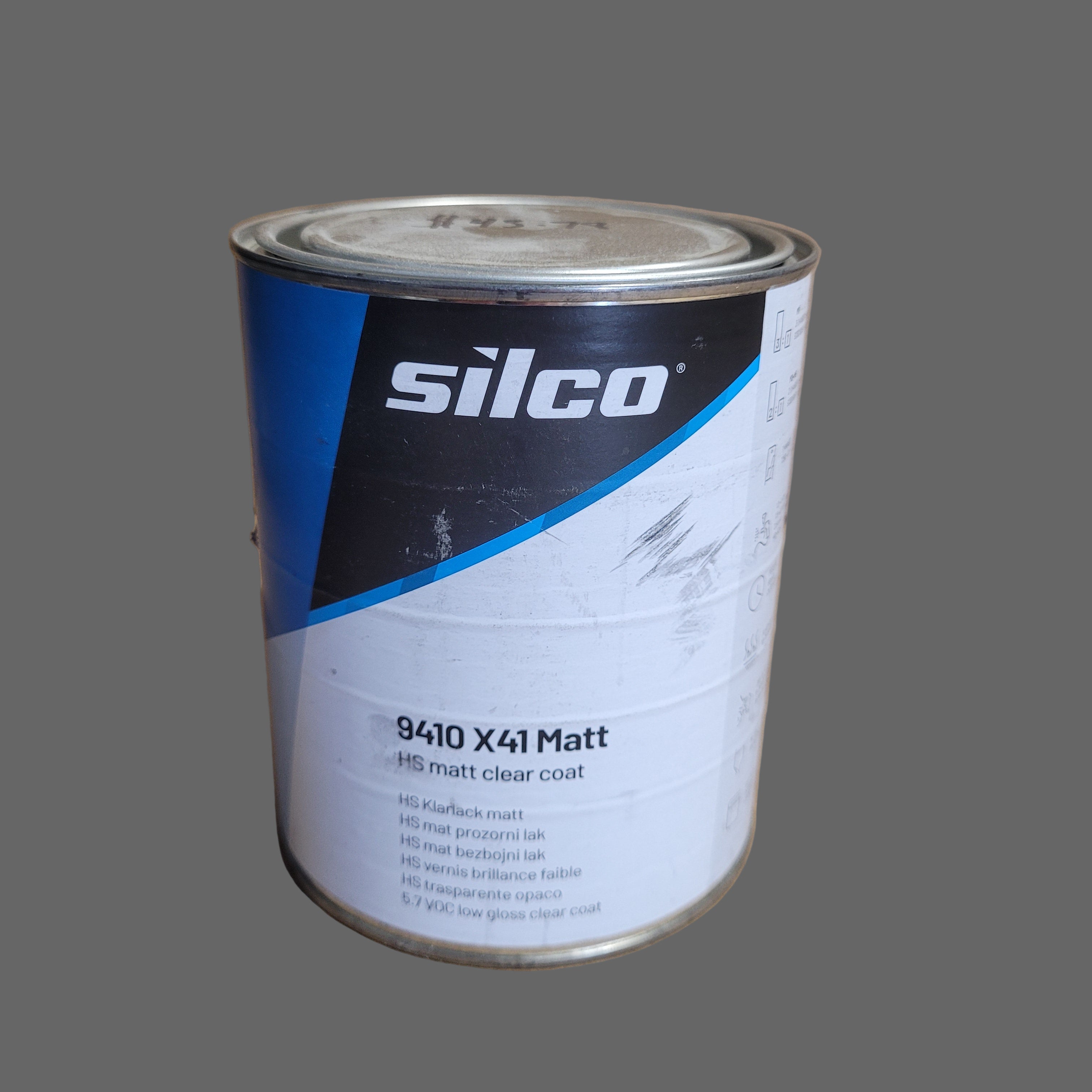 Silco 9410 X41 Matt HS Clear Coat – 1L – Auto Body Clearance
